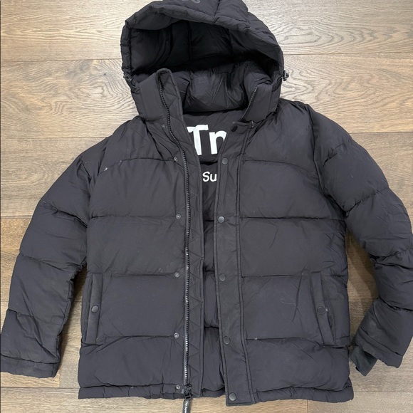 TNA | Jackets & Coats | Tna Aritzia Black Super Puff Winter Jacket ...